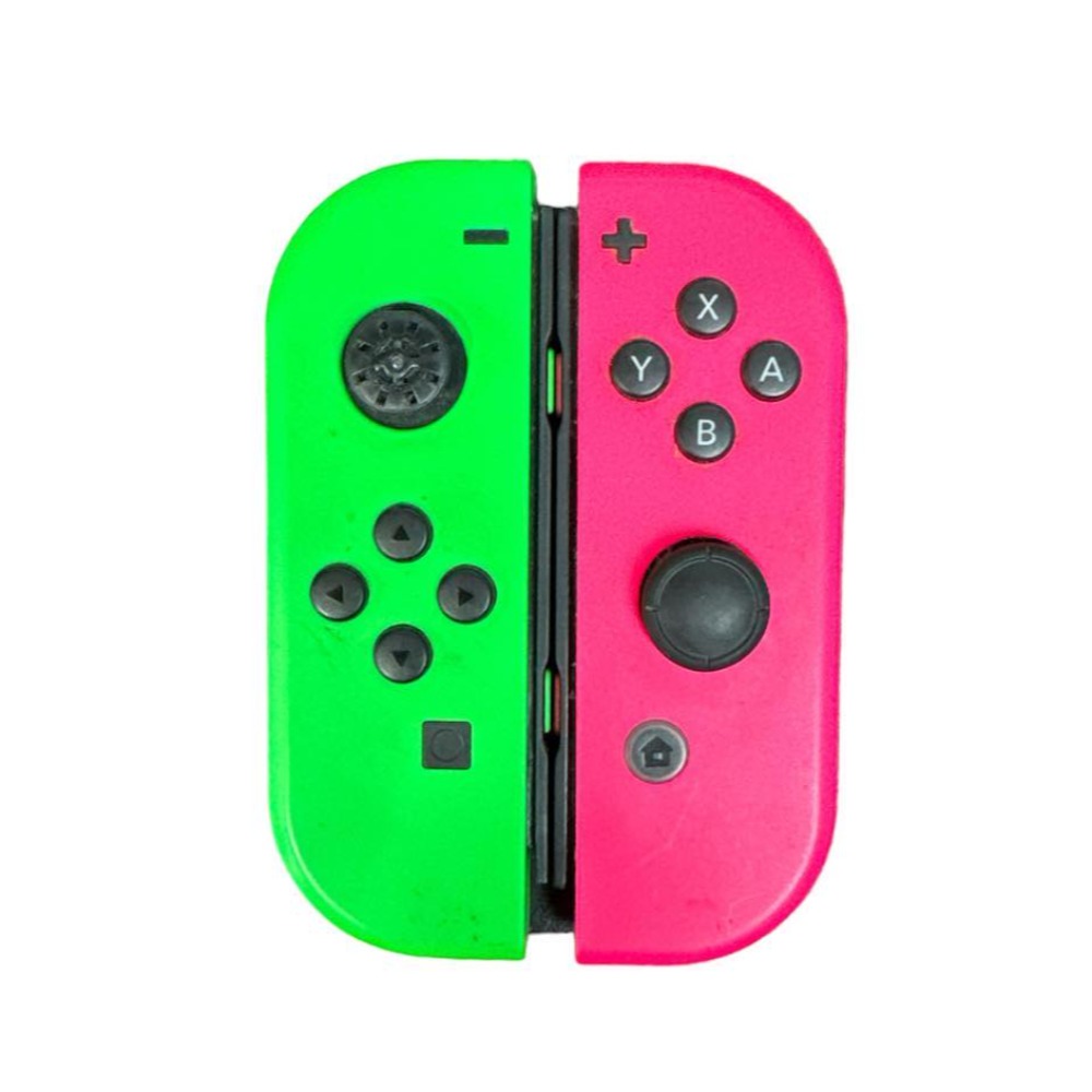 Pre-owned Official Nintendo Switch Joycon Controllers - Pink + Green ...